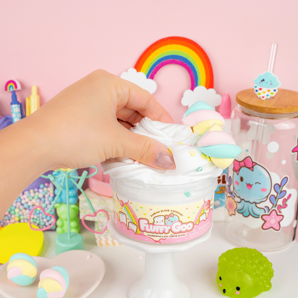 Fluffy Goo Classic Marshmallow Signature Dome™ Slime – KSC