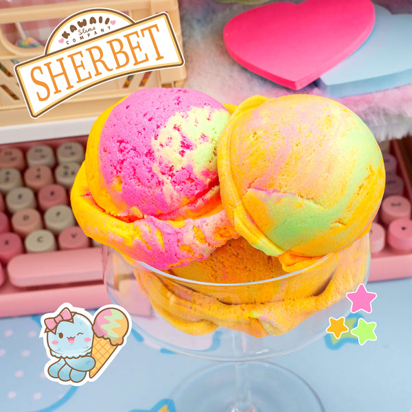 Sherbet Scented Ice Cream Pint Slime – KSC
